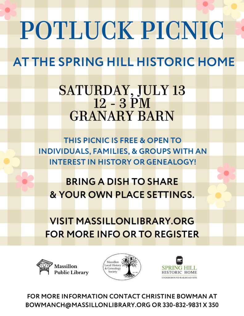 Upcoming Events – Spring Hill Historic Home
